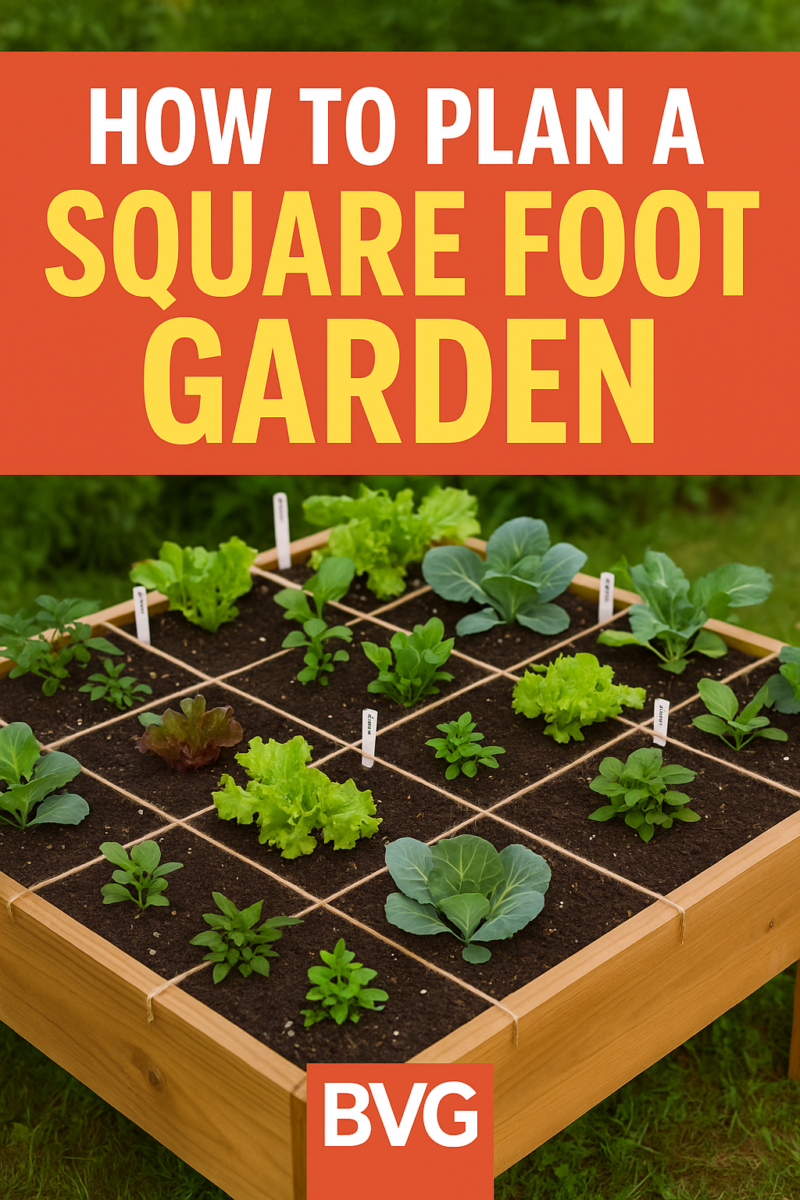 How to Plan a Square Foot Garden