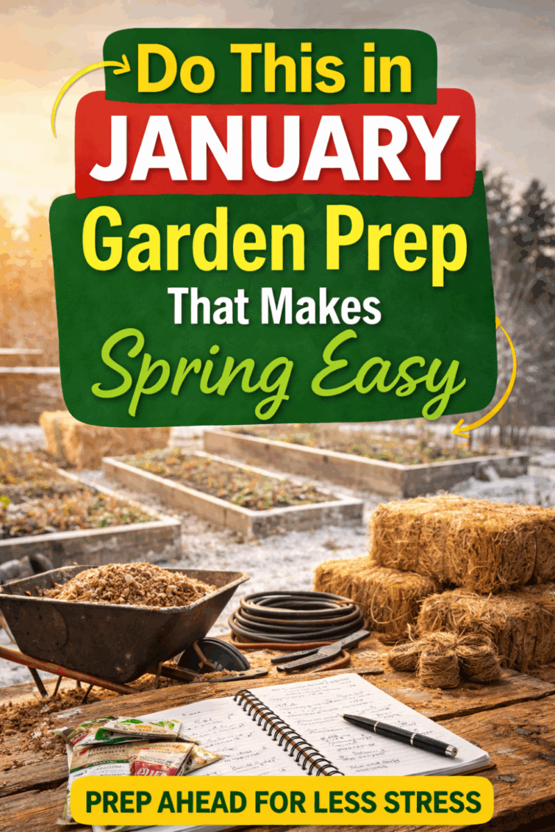 January Garden Prep That Makes Spring Easy