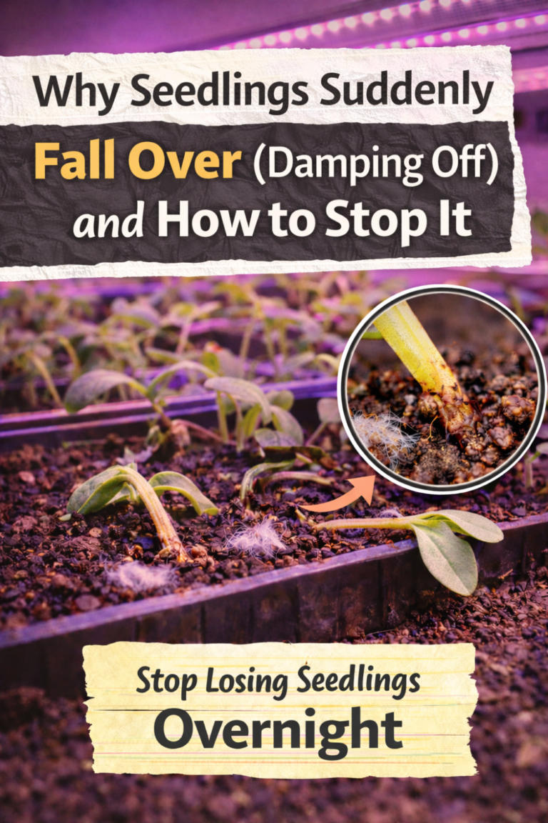 Why Seedlings Suddenly Fall Over (Damping Off) and How to Stop It